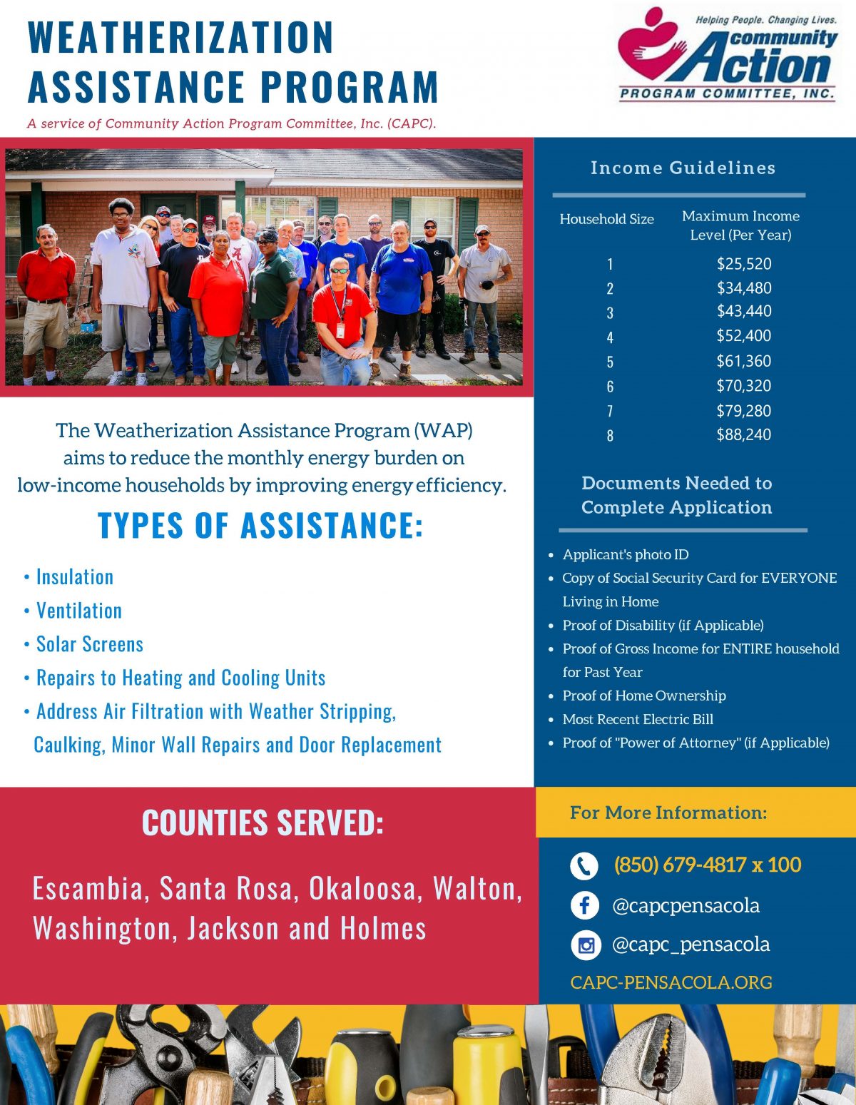Community Action Program Northwest Florida - Home Energy Assistance